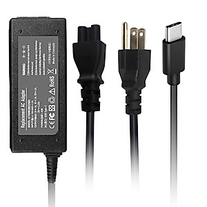 USB C Charger Laptop Chrombook Charger Type C Charger for Lenovo 45W USB Type C for HP Chromebook Charger for Dell Charger 45W USB C Mac Book Charger USB C 45W USB Laptop Charger Android Charger USB C