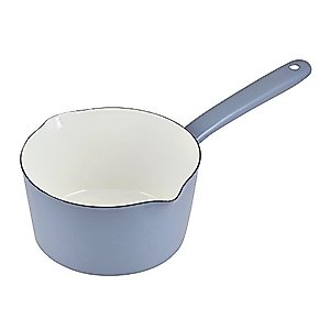 Pearl Metal Petit Cook Hollow Milk Pan, 5.9 inches (15 cm), Blue Gray HB-2084