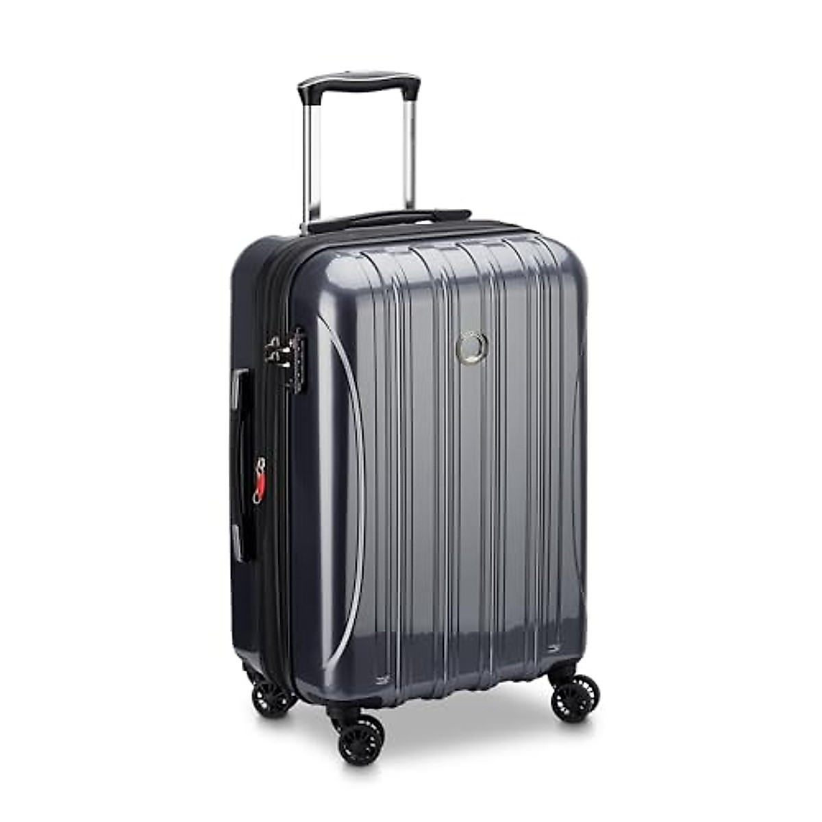 DELSEY PARIS Helium Aero Hardside Expandable Luggage with Spinner Wheels, Titanium, Carry-On 21 Inch