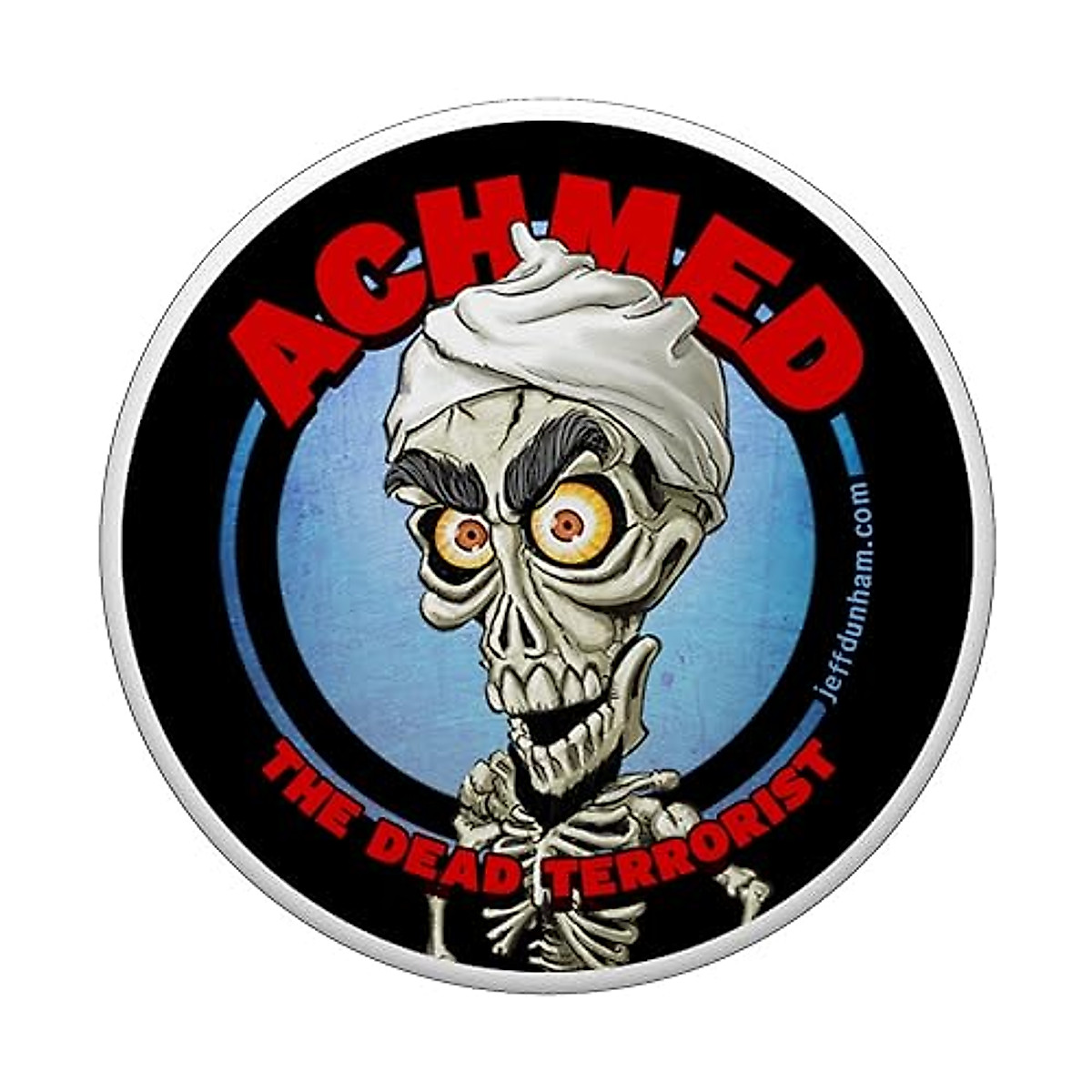 Jeff Dunham: Achmed The Dead Terrorist PopSocket PopSockets PopGrip: Swappable Grip for Phones & Tablets PopSockets Standard PopGrip