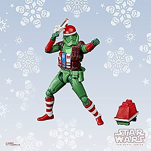STAR WARS The Black Series First Order Stormtrooper (Holiday Edition) and Mouse Droid Toys, 6-Inch-Scale Holiday-Themed Collectible Figures (Amazon Exclusive)