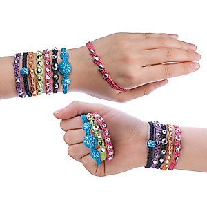 Alex DIY Wear Shamballa Bracelets Kids Art and Craft Activity