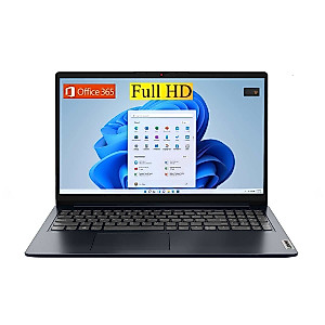 Lenovo 2022 Newest Ideapad Slim Laptop: 15.6" FHD Display, 4-Core Intel Pentium N6000, 12GB RAM, 512GB SSD, 1-Year Office 365 Personal, UHD Graphics, WiFi6, Bluetooth, DolbyAudio, Win11S, TF