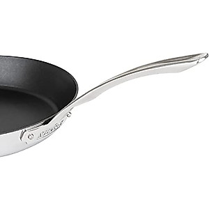 VIKING Culinary Contemporary 3-Ply Stainless Steel Nonctick Fry Pan, 8 Inch, Ergonomic Stay-Cool Handle, Dishwasher, Oven Safe, Works on All Cooktops including Induction