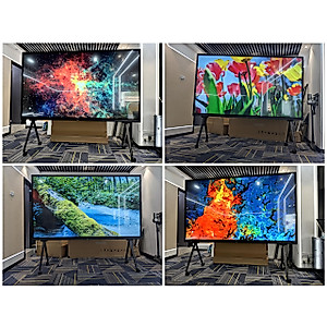 GTUOXIES 108 Inch Portable LED Screen 4K UHD Smart TV; TS108TD for Home and Business, Amazing Contrast That Works Beautifully in Indoor Environments