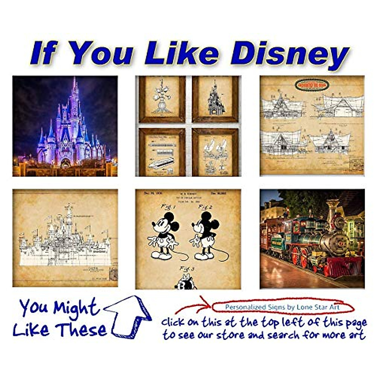 Cinderella's Castle - 11x14 Unframed Art Print - Great Home and Nursery Walt Disney World Wall Art Magic Kingdom Room Decor or Gift Under $15 for WDW Fans