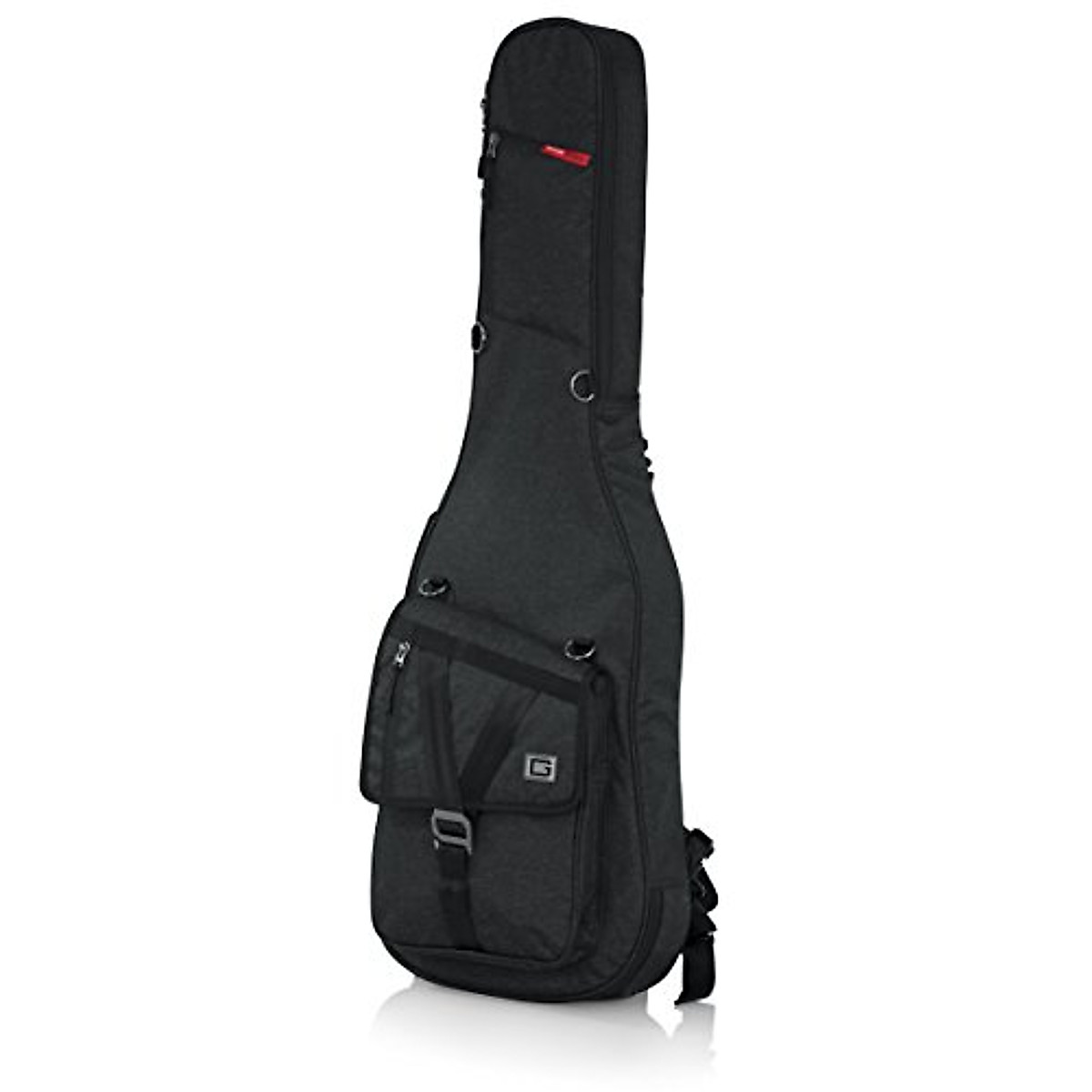 Gator Cases Transit Series Electric Guitar Gig Bag; Charcoal Black Exterior (GT-ELECTRIC-BLK)