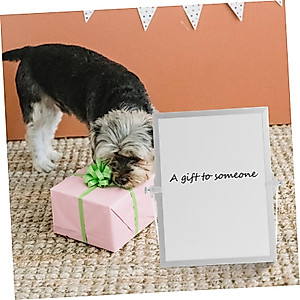 Ciieeo Magnetic Easel Tabletop whiteboard Dry Erase whiteboard Stand Painting Easel Mini Easel Stand Chalkboard Easel Planner Reminder Board Desktop White Board Blackboard