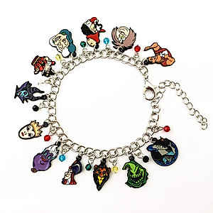AYJBDGR Universe of Fandoms Anime Cartoons Charm Bracelet Gifts for Women