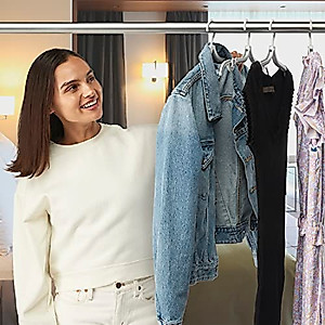 Conair Portable Clothes Hanger, Foldable Hanger Perfect for Travel, 7-piece set