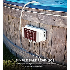 ControlOMatic ChlorMaker Saltwater Chlorine Generation System for Spas and Hot Tubs Up to 2000 Gallons