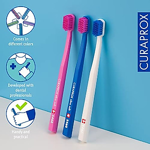 Curaprox 5460 Ultrasoft Toothbrush, 3 Pack