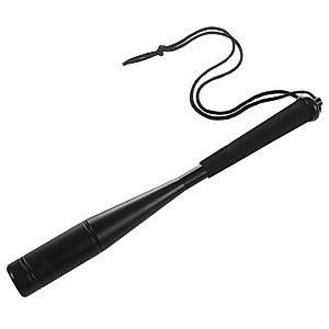 Jteyult Portable Aluminum Fish Hammer Metal Fishing with Heavy Head Grip Fishing Tackle Accessory Sticks Remover Fishing Tackle Black