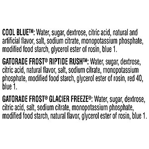Gatorade Original Thirst Quencher 3-Flavor Frost Variety Pack, 20 Fl Ounce - Pack of 12