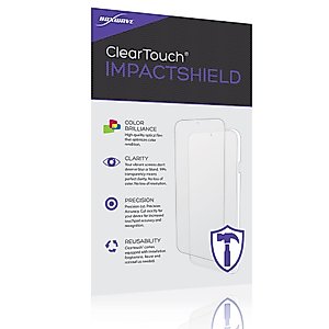 BoxWave Screen Protector Compatible with Ecobee SmartThermostat - ClearTouch ImpactShield (2-Pack), Impenetrable Screen Protector Flexible Film