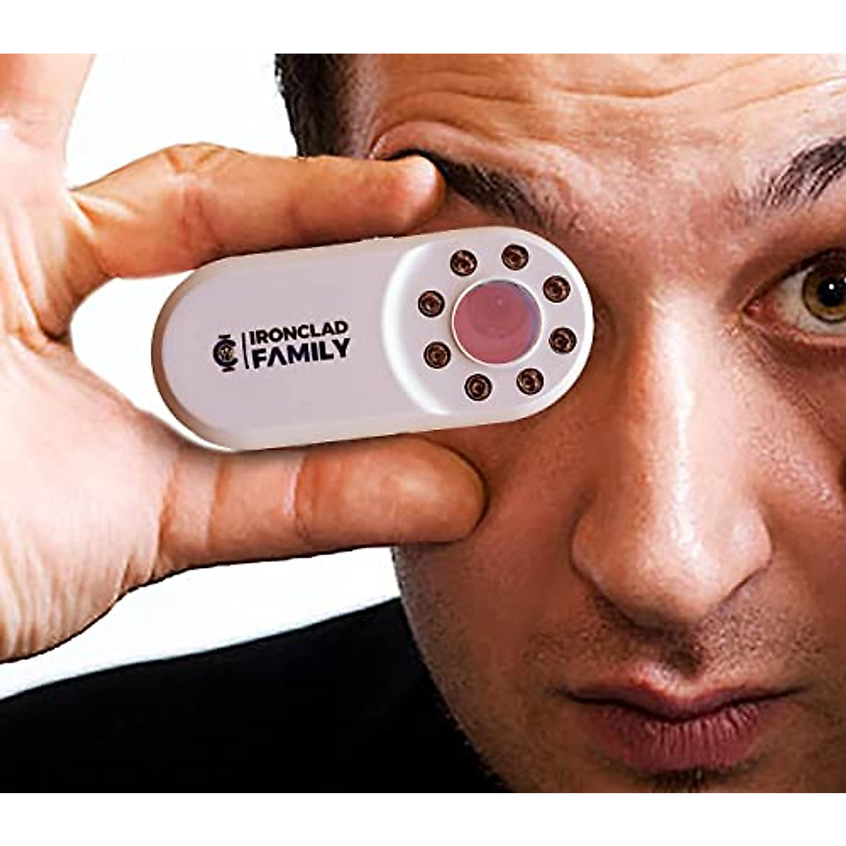 IronClad Family Bug and Hidden Camera Detectors - Motion Sensor,Anti Spy Detector with Infrared Viewfinders - Pocket Sized Hidden Camera Scanner Finder Gadget for Home Office Hotels & Bathrooms