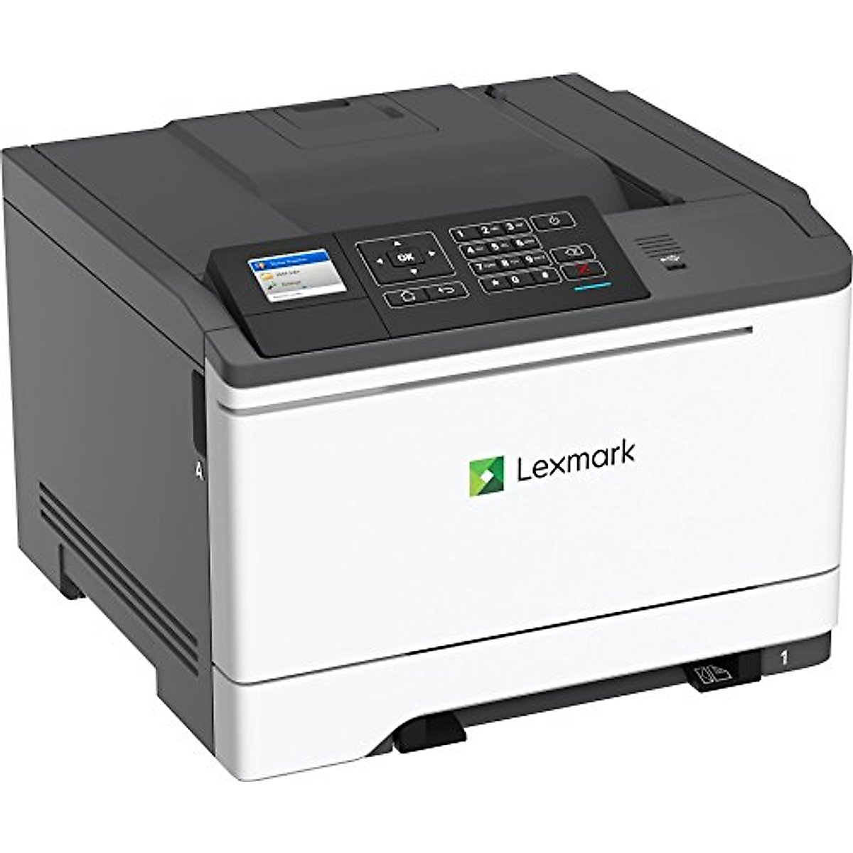 Lexmark Color Single-Function Laser Printer, C2425dw, Duplex Printing, Wireless, with AirPrint (42CC130), Grey