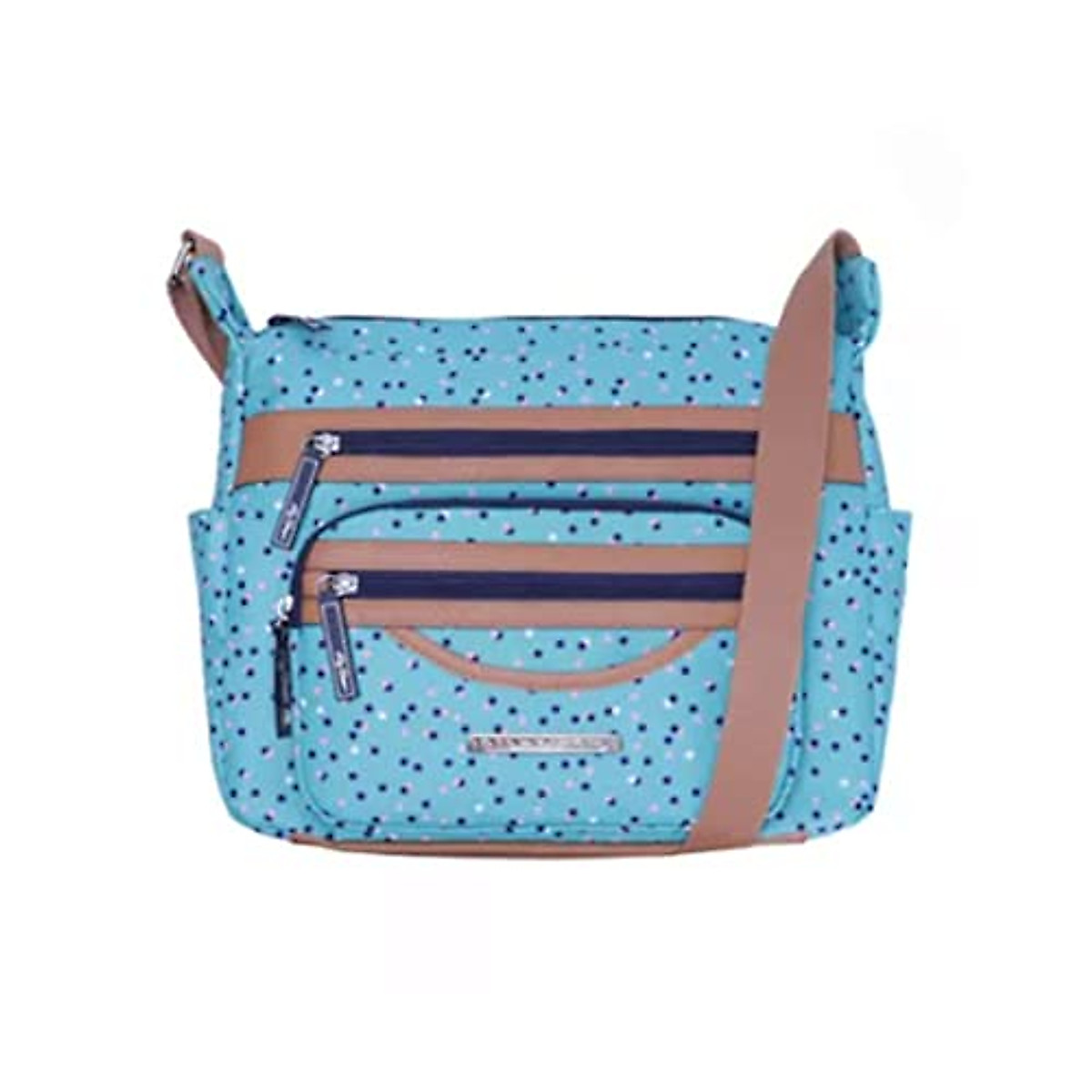 Lily Bloom Kara Coho Crossbody Hobo Bag (Shadow Dot)