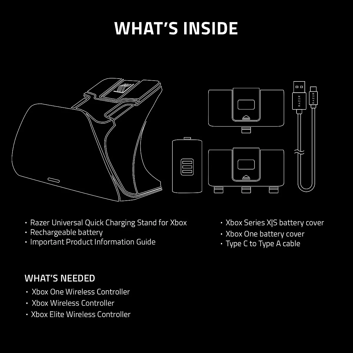 Razer Universal Quick Charging Stand for Xbox Series X|S: Magnetic Secure Charging - Perfectly Matches Xbox Wireless Controllers - USB Powered - Robot White (Controller Sold Separately)