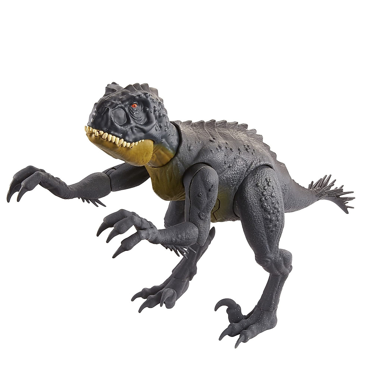 Mattel Jurassic World Toys Slash ‘N Battle Scorpios Rex Action & Sound Dinosaur Figure Camp Cretaceous with Movable Joints, Slashing & Tail Whip Motions & Roar Sound, Kids Gift Ages 4 Years & Up