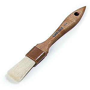 SPARTA 4037200 Boarhair Pastry Brush, Basting Brush With Angled Brushhead, 1 Inches, Brown