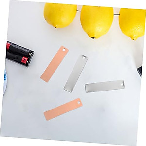 JOINPAYA 8 Pairs Fruit Battery Experiment Supplies Copper Zinc Strip Zinc DIY Fruit Battery Materials Electrode Strip for Electroplating