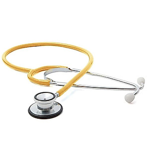 Dealmed Blood Pressure Monitor and Stethoscope Bundle | Includes (1) Arm Blood Pressure Monitor with Adult Cuff (Black) and (1) Dual-Head Stethoscope (Yellow)