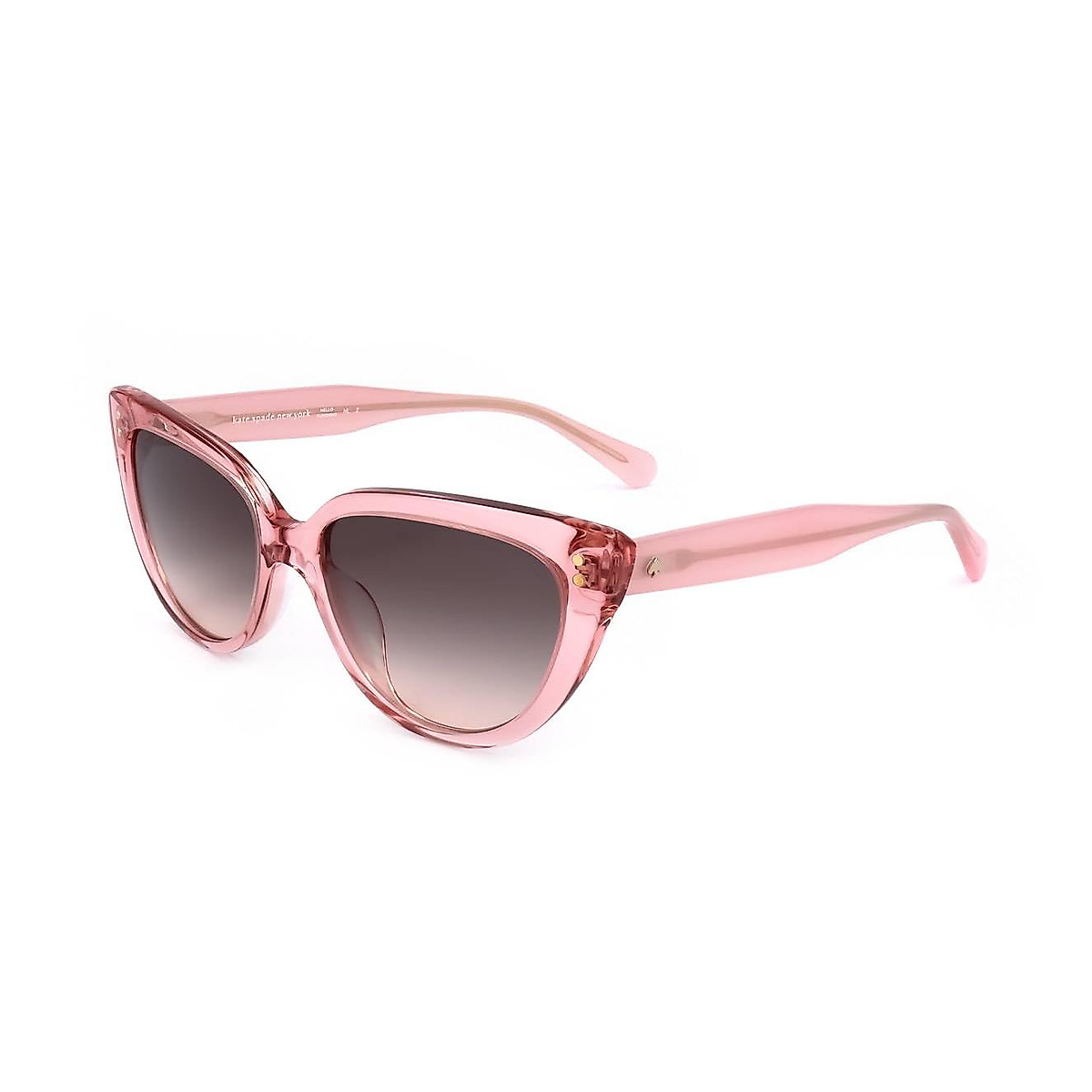 Kate Spade New York Women's Modern Cat Eye/Butterfly Sunglasses, Pink, 53