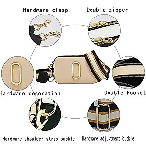 AyTotoro Crossbody Bag for Women Fashion Ladies Designer Leather Small Shoulder Bag Handbags Clutch Girls Purses Evening Bag (Khaki)