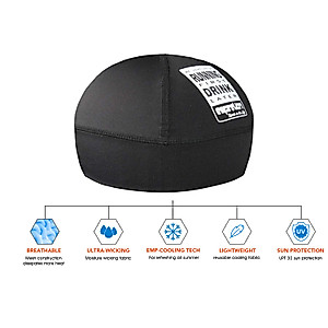 Low-Profile Cooling Helmet/Hard hat Liner, Stretch Working Cap, Summer Sweat Wicking Skull Cap, Running Beanie Sun Protection