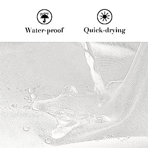 OTRANTO Pink Flamingo Shower Curtain Tropical Leaves Decorative and Balloon Theme Bathroom Decor Set Machine Washable Waterproof Fabric 72 x 72 Include Hooks