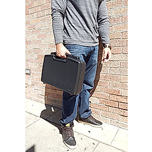 CASEMATIX Travel Case Compatible with Epson WF-100 and WF-110 Wireless Mobile Printer, Ink Cartridges, Power Adapter, Cables