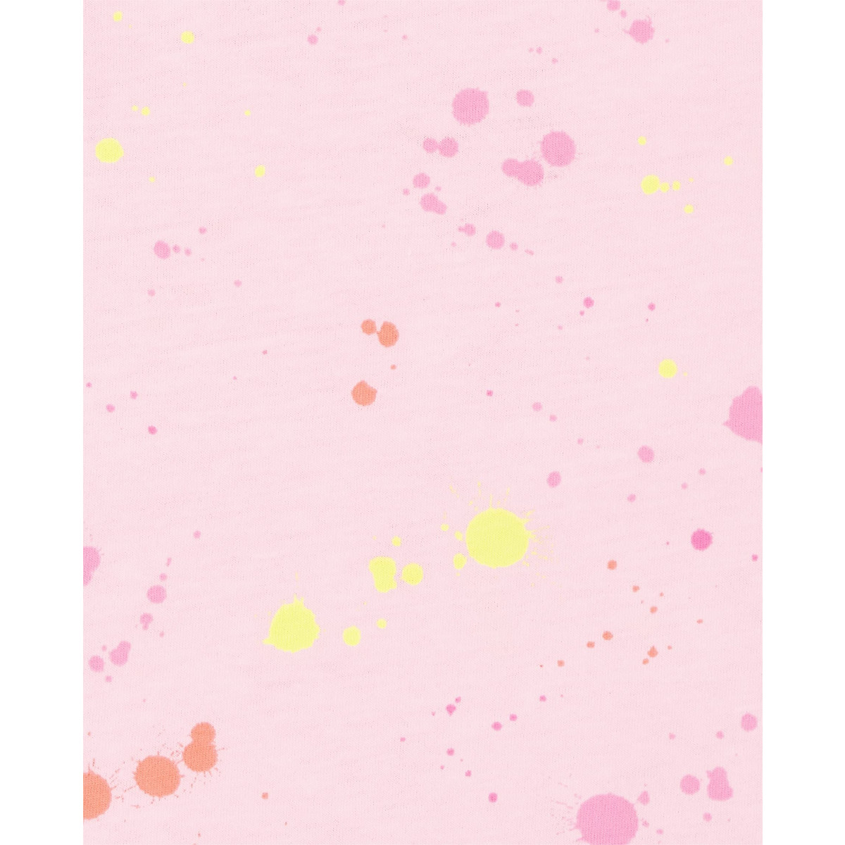 The Children's Place Baby 3 Pack and Toddler Girls Short Sleeve Fashion Top, Unicorn/Rose Mist/Paint Splatter 3-Pack, 3T