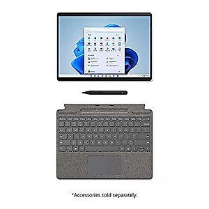 Microsoft Surface Pro X - 13" Touchscreen - Microsoft SQ 2 - 16GB Memory - 256GB SSD - Device Only - Platinum (Latest Model)