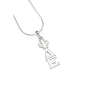 The Collegiate Standard Phi Delta Epsilon Sterling Silver Lavaliere Pendant
