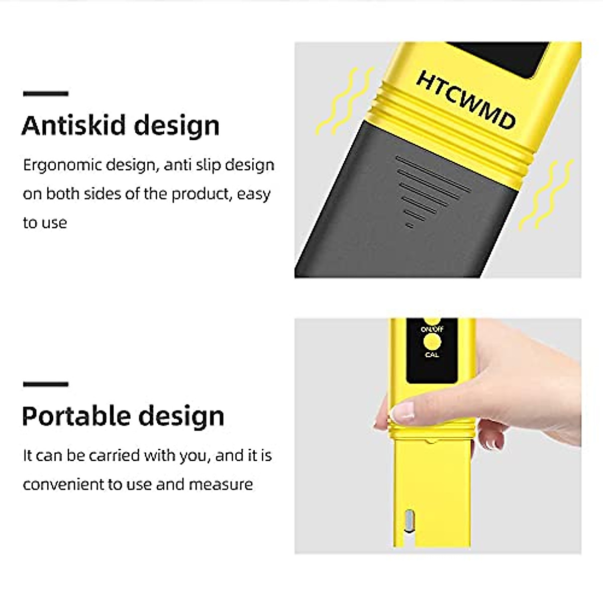 PH Meter, Digital PH Tester Portable Water Quality Tester with 0-14 PH Measurement Range,Pool,Aquarium, Wine, Hydroponic