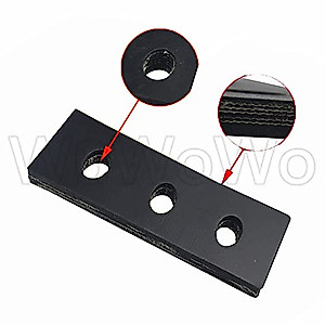 WuWoWo Snow Blower Impeller Modification Kit for 1/4" 3-Blade Universal Modifies 2-Stage Machine (3pcs)