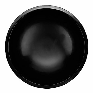 G.E.T. MOJ-801-BK-EC 4 oz. 4" Black Break Resistant Round Molcajete Bowl (Pack of 12)