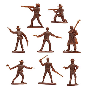 BMC The Alamo Plastic Army Men - Texas vs. Mexico 37pc Soldier Figures