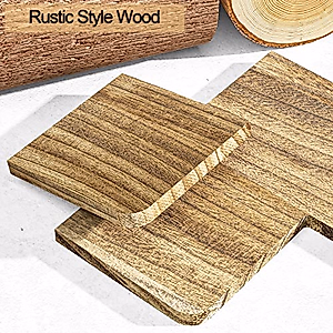 SRIWATANA Rustic Corner Shelf, 2-Tier Wood Wall Shelf, Wall Mounted Storage Shelves for Bedroom, Living Room, Bathroom, Carbonized Black