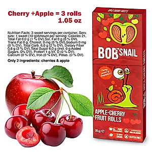 Healthy Snacks Variety Pack for Kids and Adults - Snack Box of 60 Fruit Roll Ups Individual Packs - Natural Fruit Leather of Apple Cherry Plum Pumpkin Mint - Vegan Low Carb Gluten Free Dried Fruit
