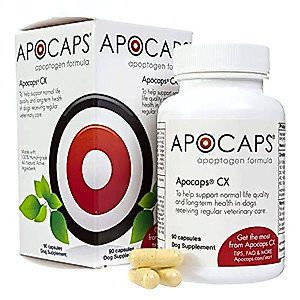 Apocaps CX Apoptogen for Dogs (Pack of 2 Boxes)- 90 Count Each