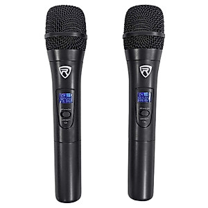 Rockville Power GIG RPG-122K All In One DJ/PA Package (2) 12" DJ/PA Speakers 1000 Watts Peak Power/250 Watts RMS with Built in Bluetooth, USB/SD Player, FM Tuner, Speaker Stands and a Wired Microphone