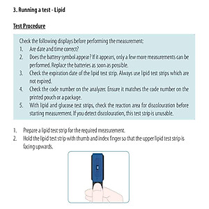 CUROfit : CURO L7 Cholesterol Multi Test Strips - Included 10 Strips (Device NOT Included)