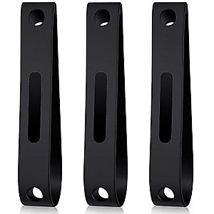 Shappy 3 Pieces Firefighter Helmet Band Rubber Fire Helmet Band with Hole Fire Helmet Accessories Heavy Duty Firefighter Hat Adult Strap Holds in Place Strong Elasticity to Fixed Flashlight