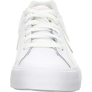 Nike Women's Court Royale AC Sneaker, White/Light Soft Pink, 8 Regular US