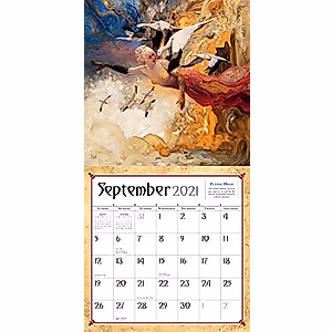 Boris Vallejo and Julie Bell's Fantasy Wall Calendar 2021