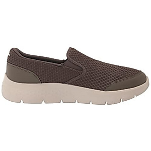 Skechers Men's Gowalk Flex-Athletic Slip-On Casual Loafer Walking Shoes with Air Cooled Foam Sneaker, Khaki 2, 11.5