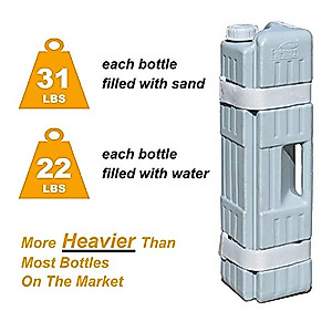 Eurmax USA Universal Upgraded Water Weight Heavy Duty Feet Leg Weights Bag for Gazebo Shelter,Pop up Canopies Instant Tents(4 Pcs Weights)