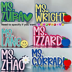 Customized 3D Desk Name Plates, Personalized Teacher Name Signs, Ideal Office Gifts for Boss & Coworkers, Enhancing Your Office Décor, Desk Name Sign | Kids Name Sign